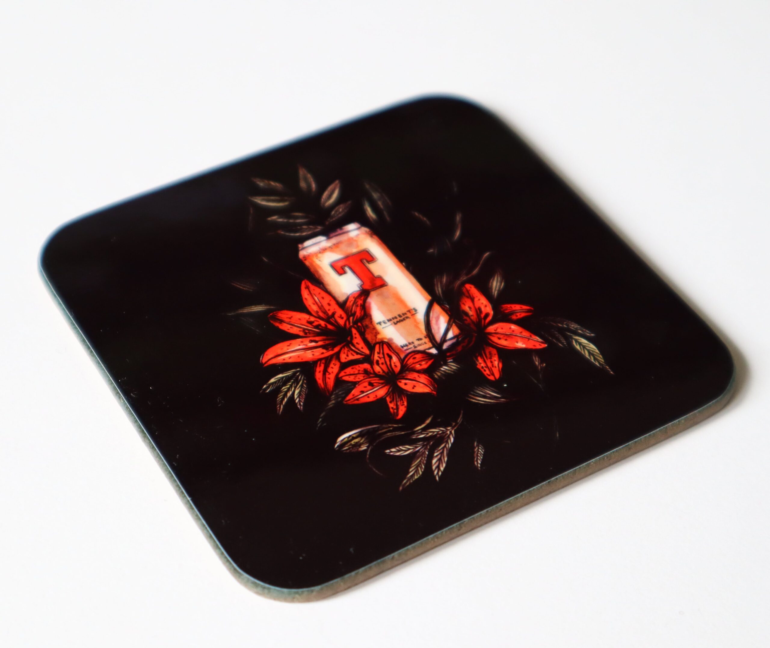 LAGER CAN Scottish Coaster - AFF YER ROCKET